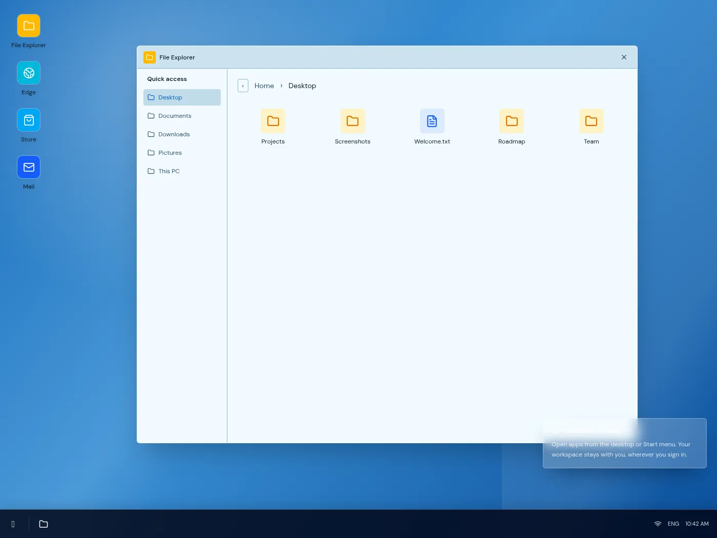Win10 Cloud Desktop