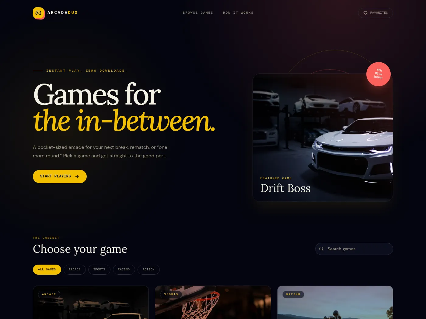 Arcade Duo Hub