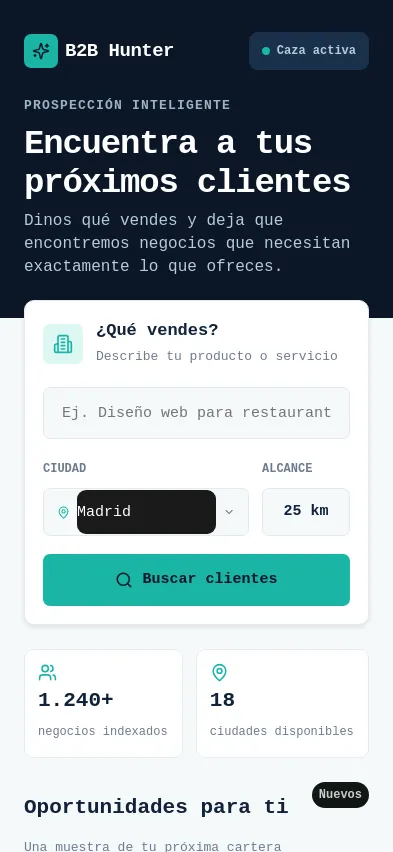 B2B Hunter App