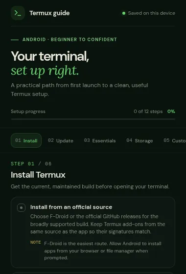Termux Setup Guide