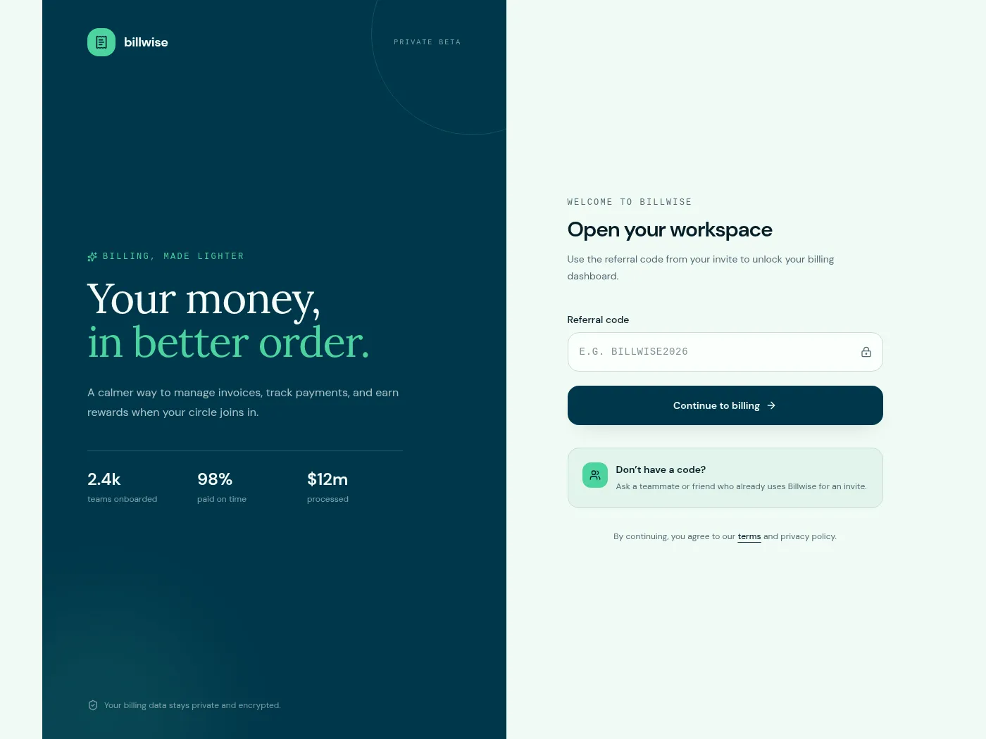 Smart Billing Refer App