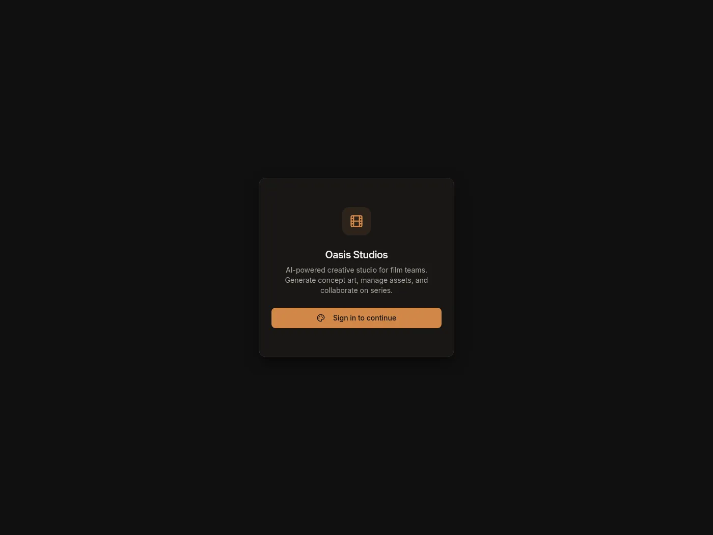 Oasis Studios AI Hub