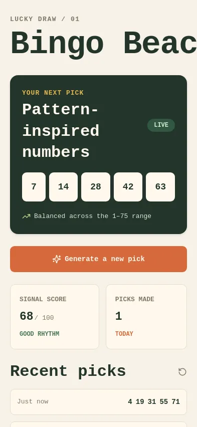 Wingo Predictor App