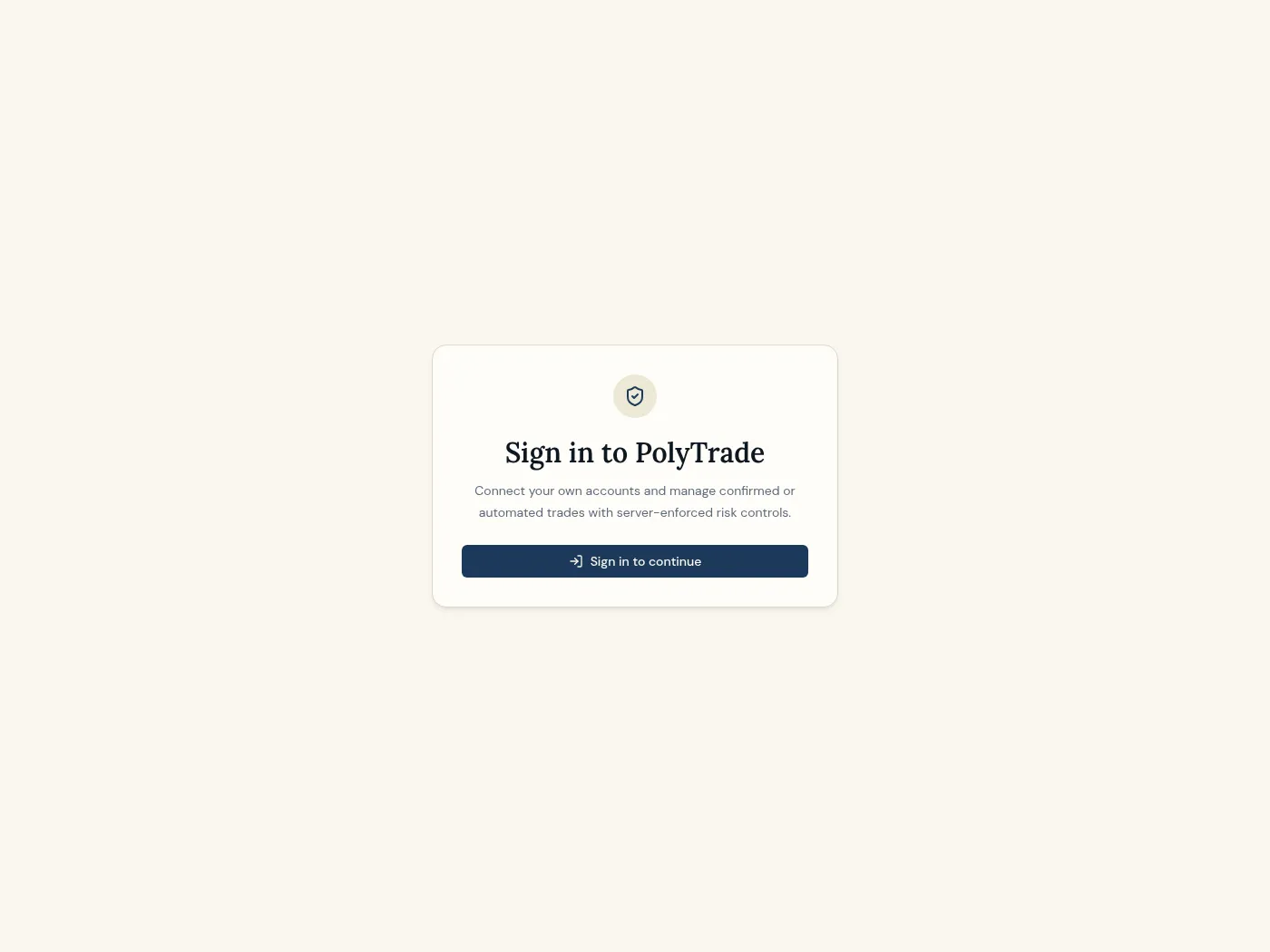 PolyTrade Micro-SaaS