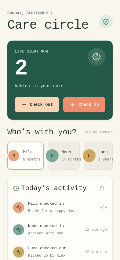 Live Baby Tracker