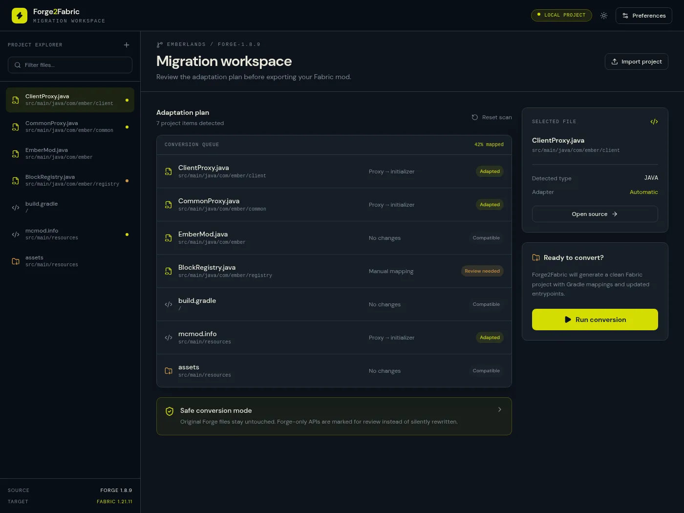 Forge2Fabric Converter