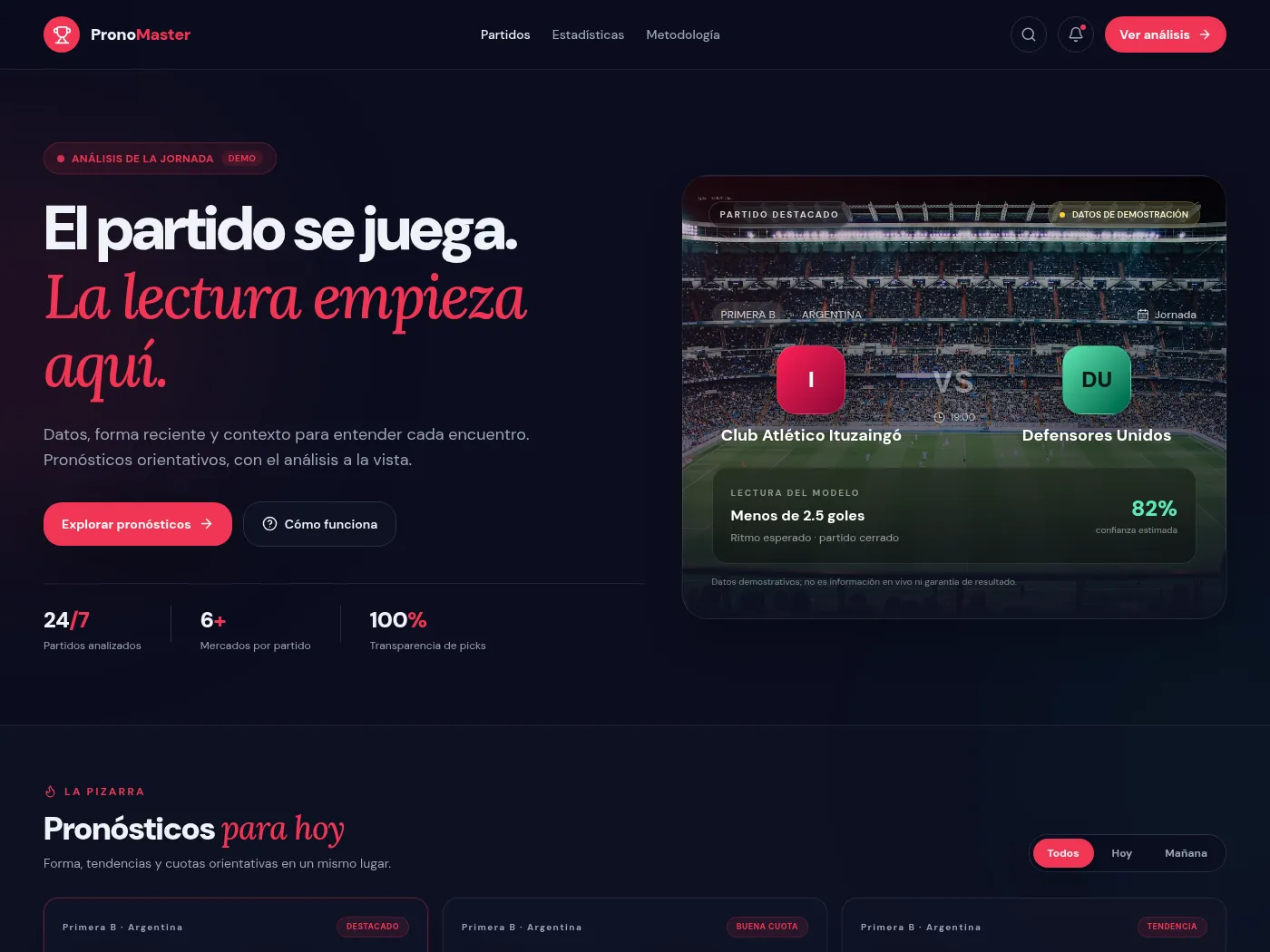 PronoMaster Football Predictor