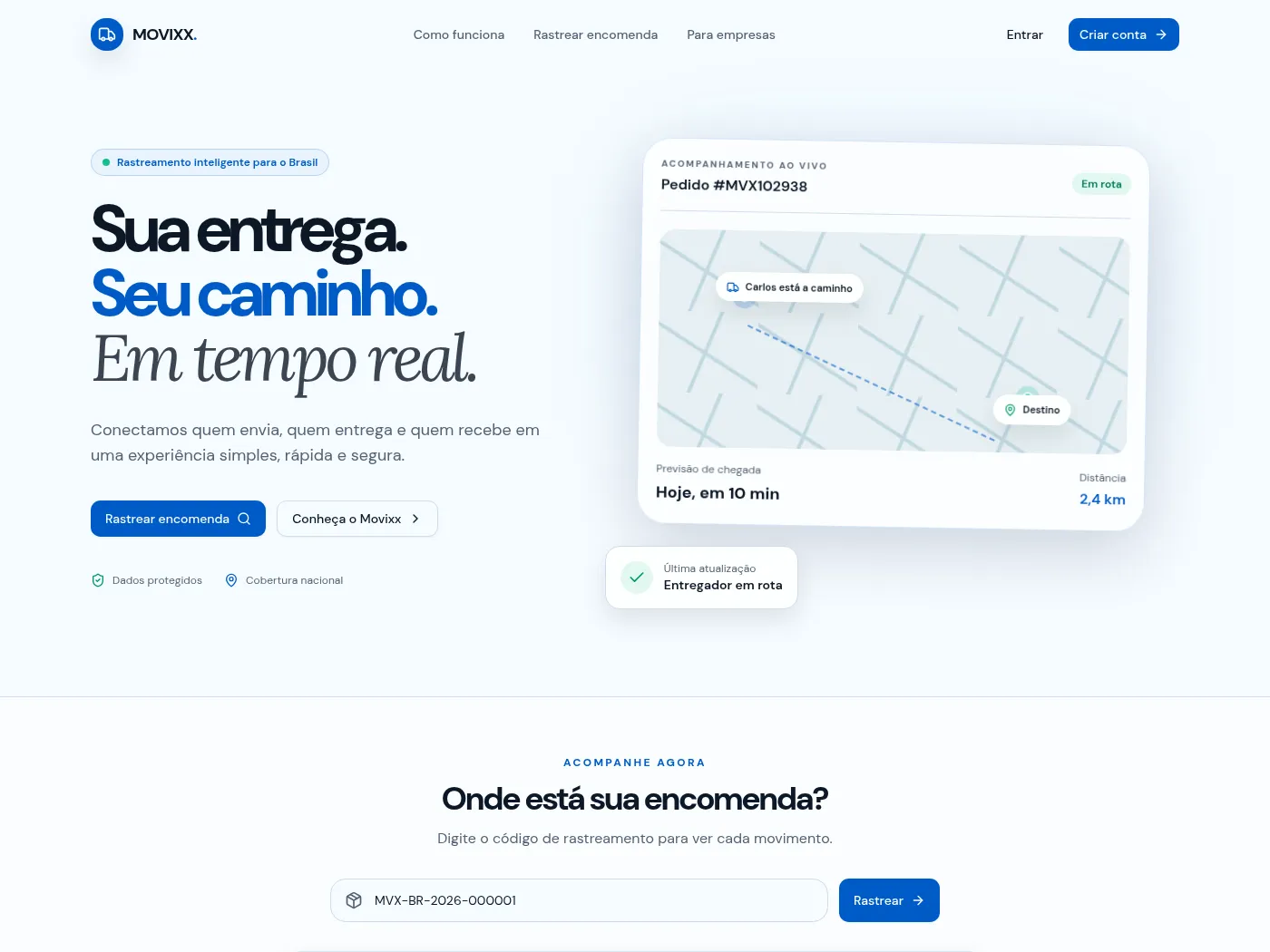 Movixx Delivery Tracker