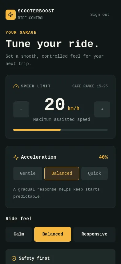 ScooterBoost Mobile
