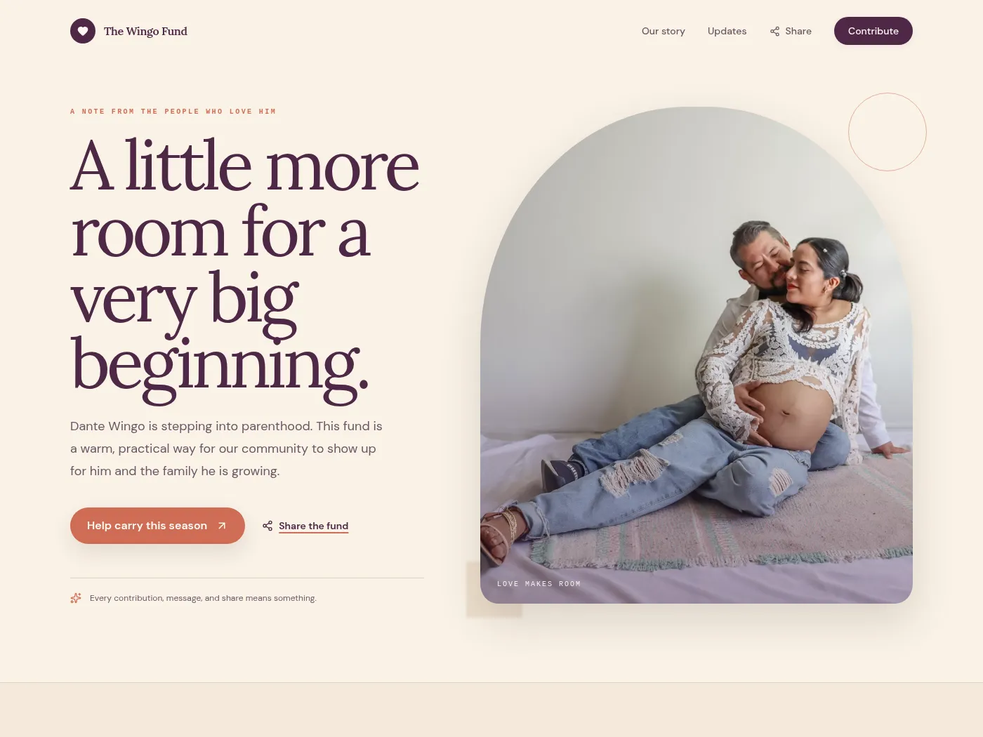Dante Wingo Pregnancy Fund