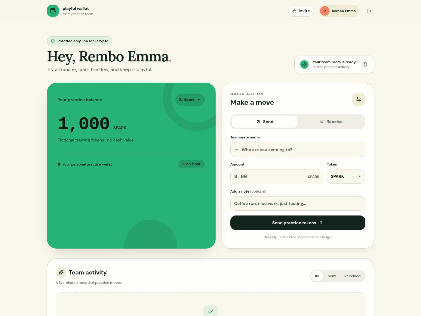 Playful Crypto Wallet