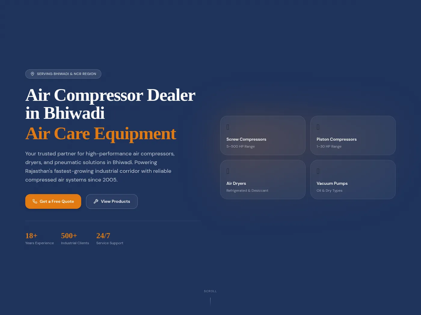 AirCare Bhiwadi Redesign