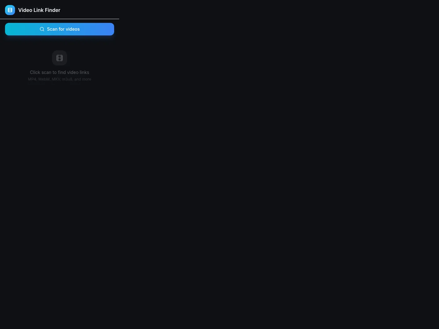 Video Finder Extension