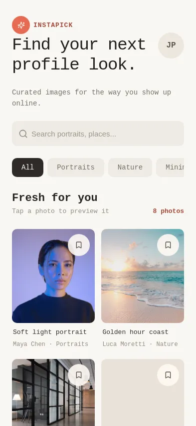 InstaPick Gallery