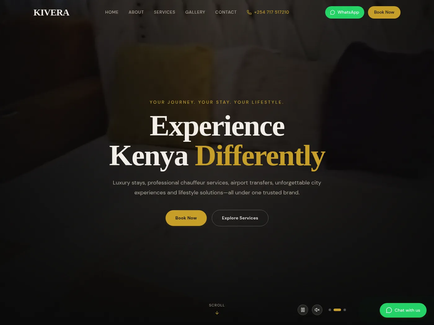 Kivera Luxury Storytelling Site