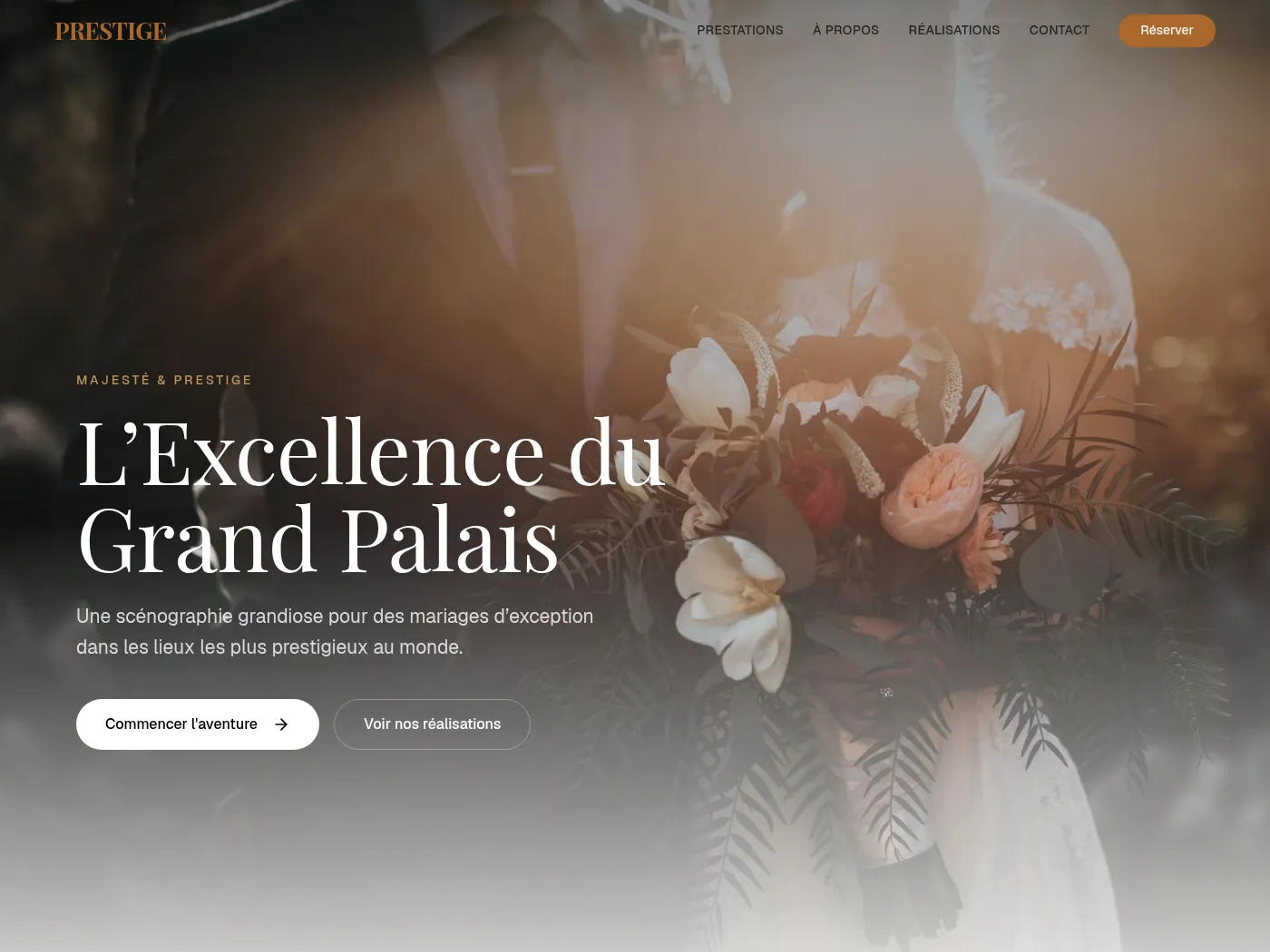 Prestige Weddings Platform