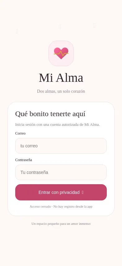 Mi Alma Couple Messenger