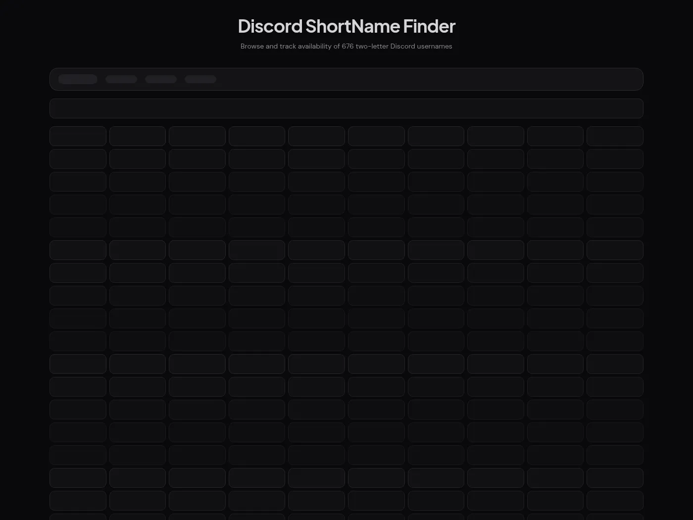 Discord ShortName Finder