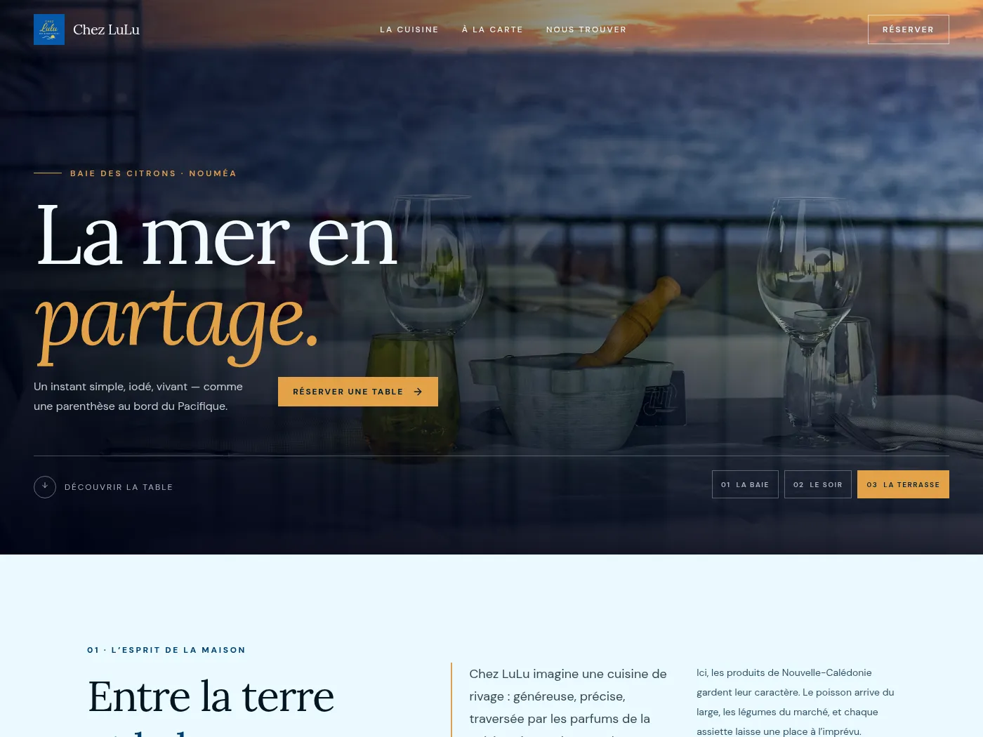 SeaBreeze Bistro Website