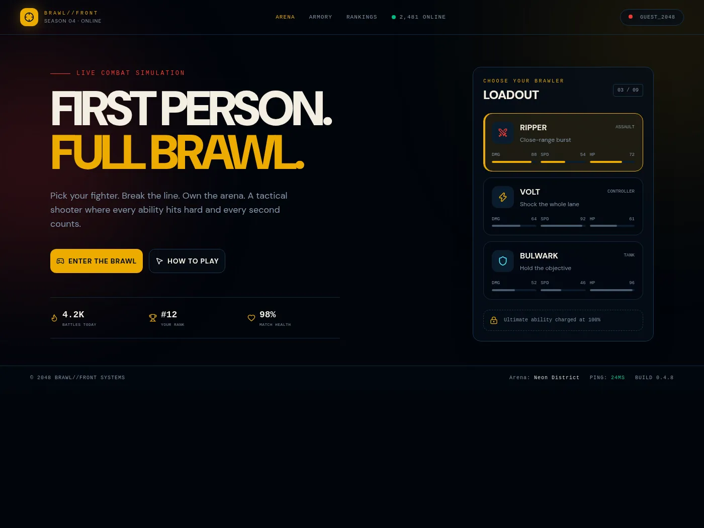 First Person Brawl Arena