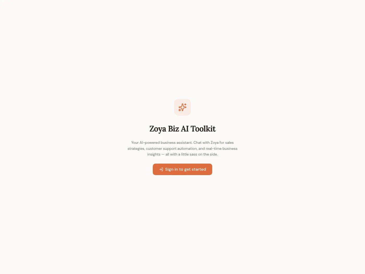 Zoya Biz AI Toolkit