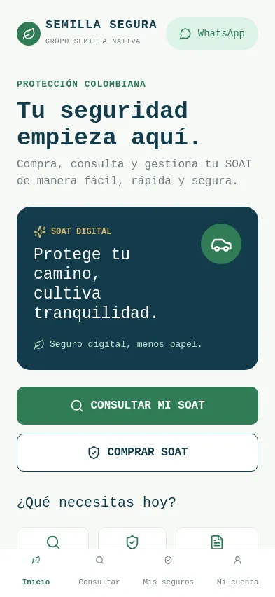 Semilla Segura App