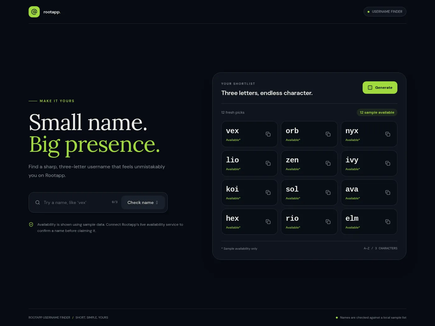 Rootapp Username Finder