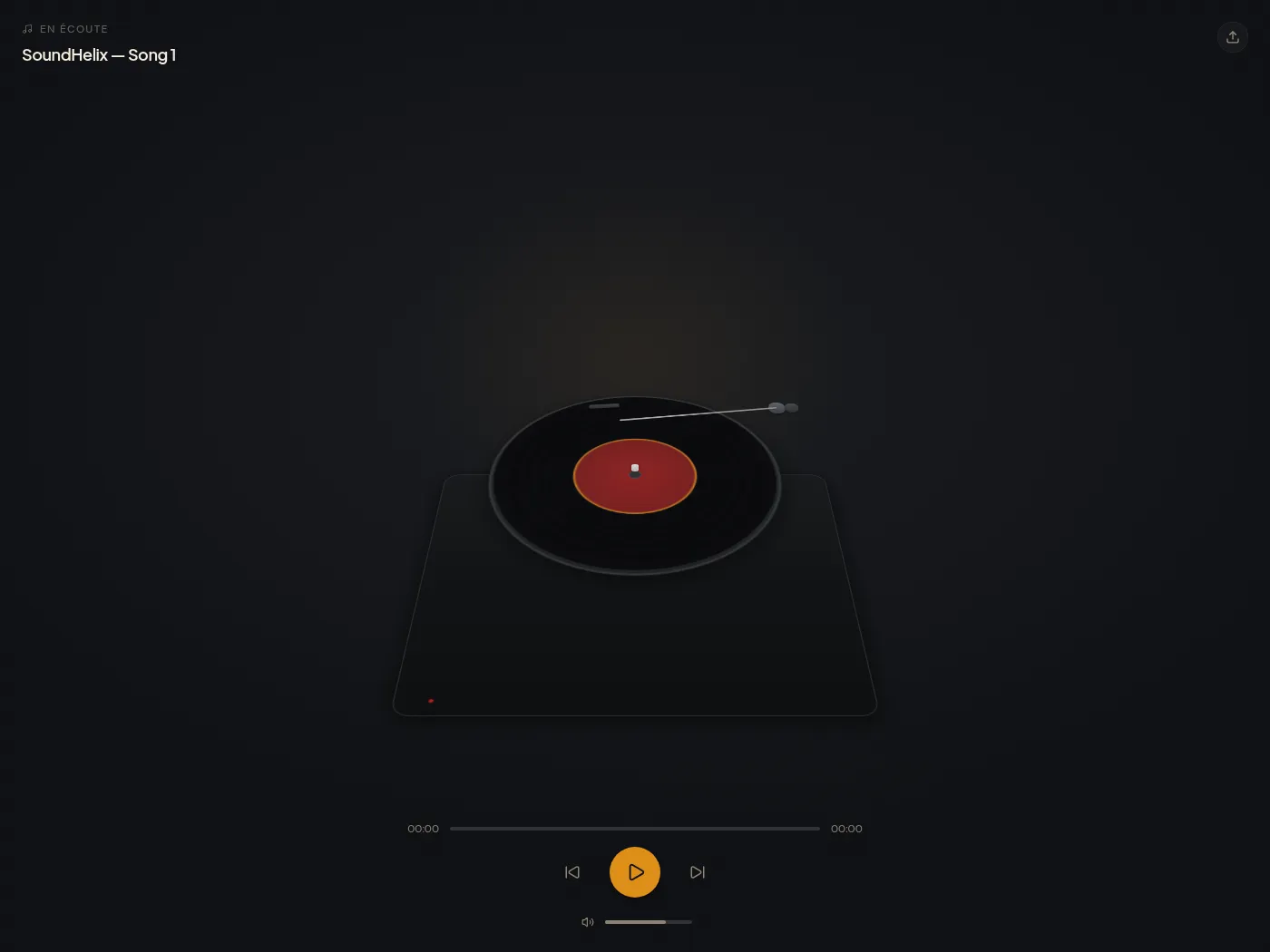 Vinyle 3D Player
