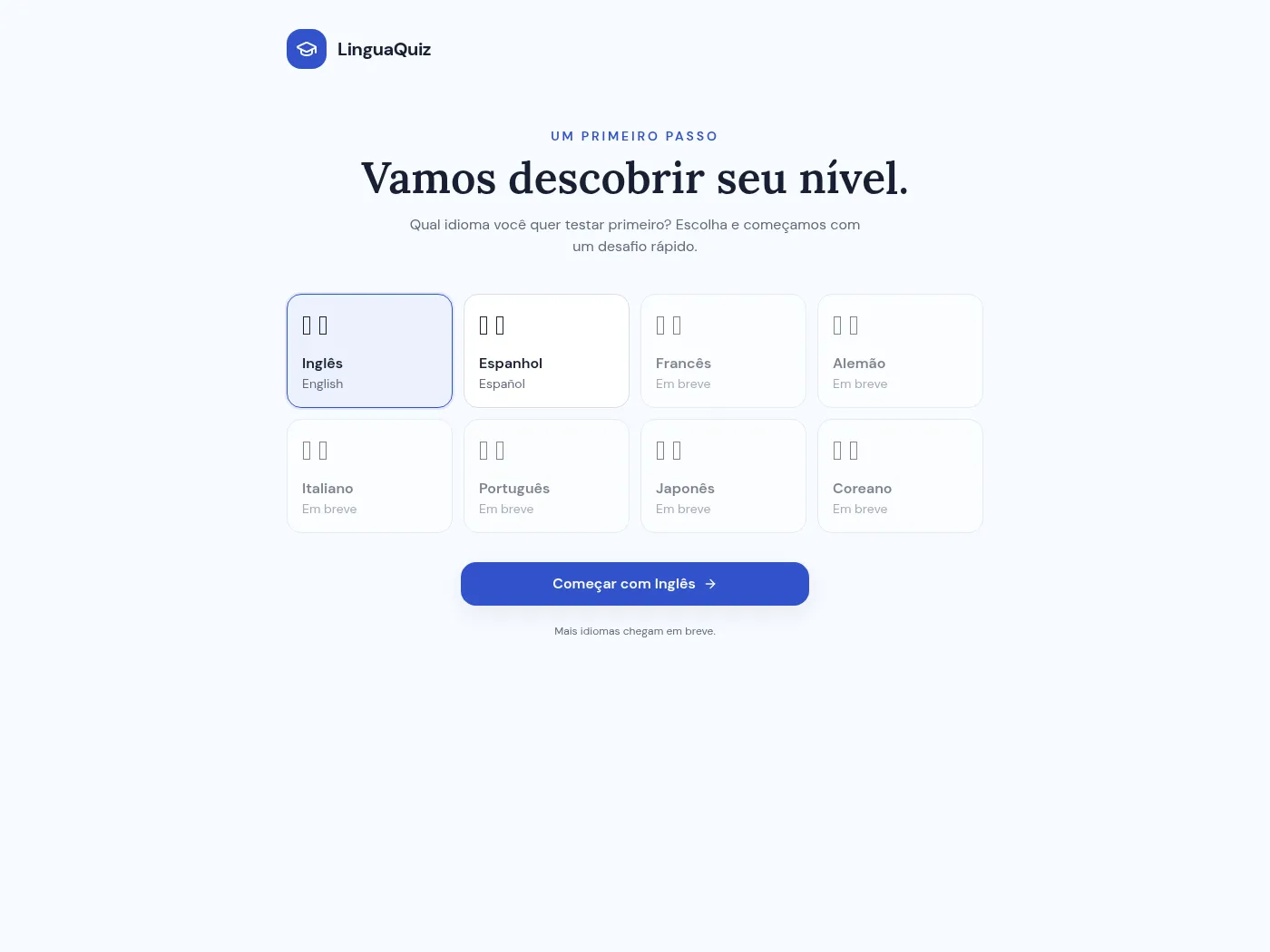 LinguaQuiz Plataforma de Idiomas