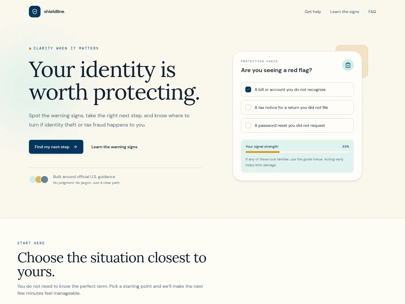 ID & Tax Theft Shield