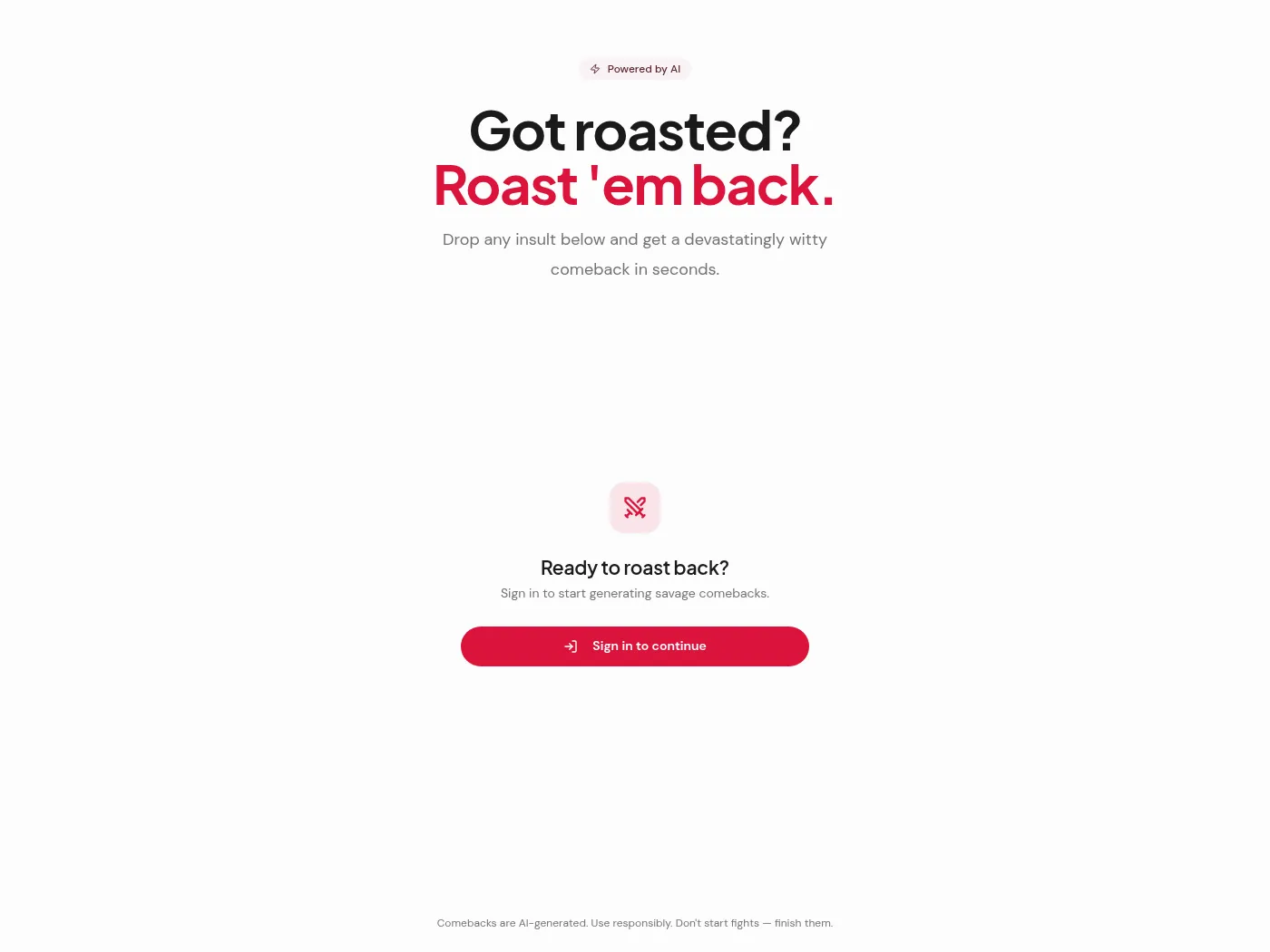Comeback Generator