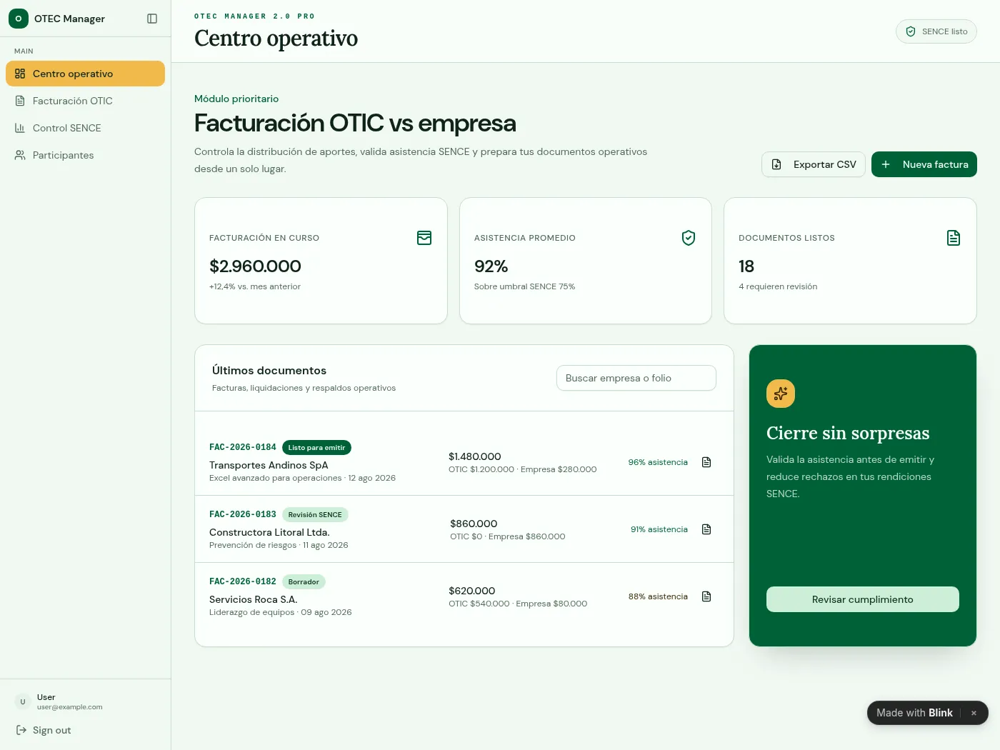 OTEC Manager Pro