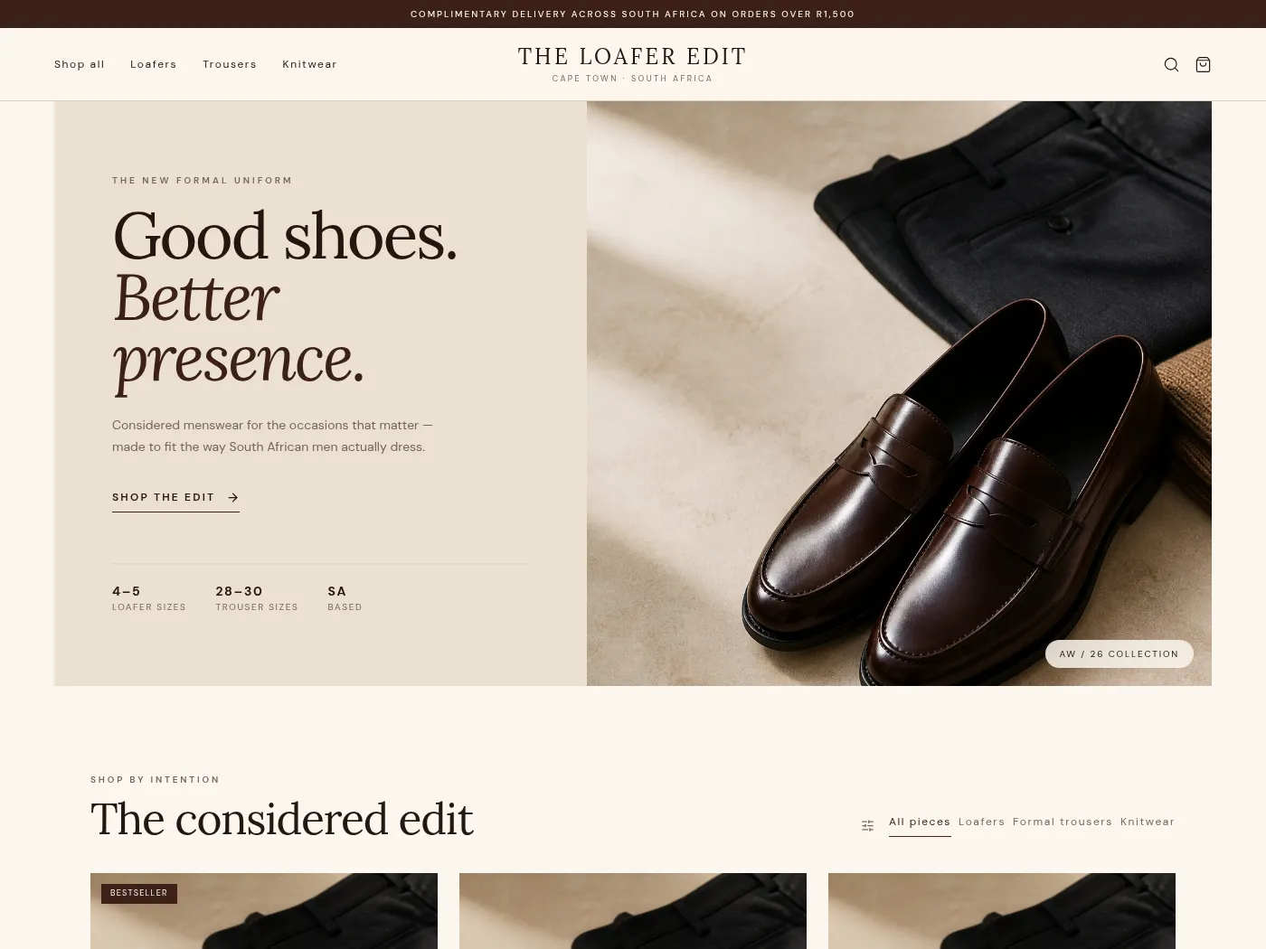 Loafer & Formalwear Shop