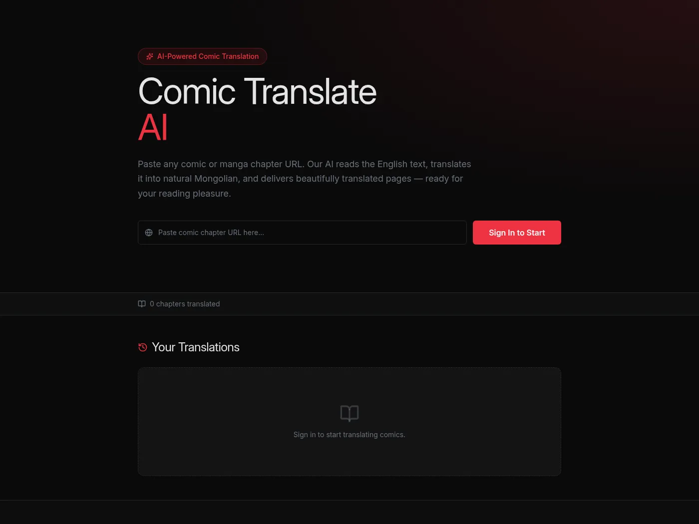 Comic Translate AI