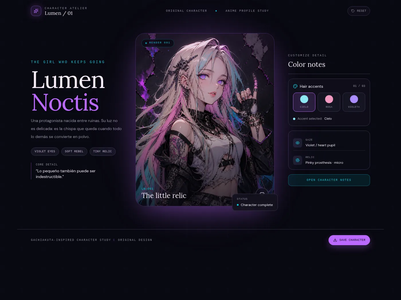 Gachiakuta Girl Generator