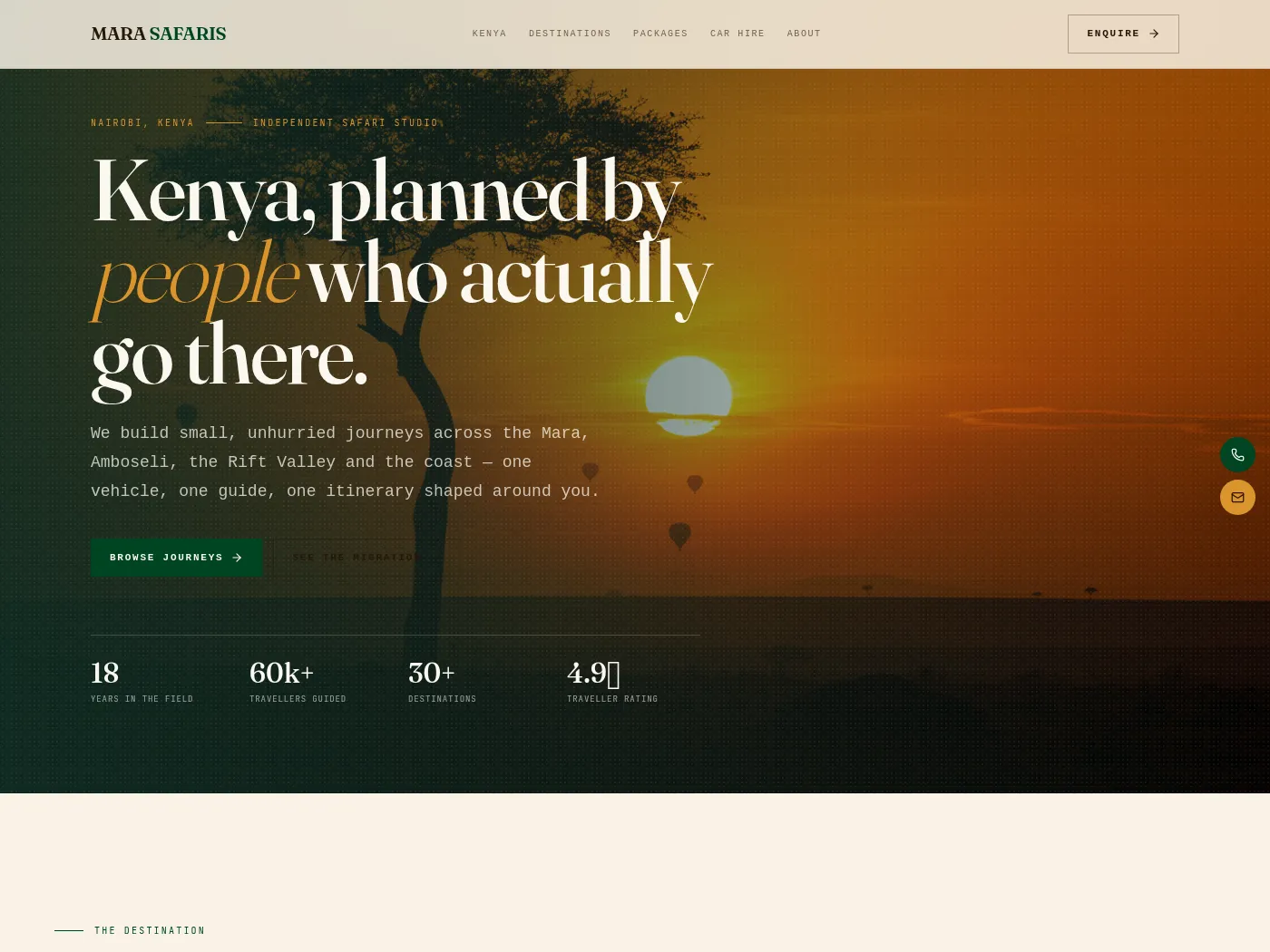 Mara Safaris Revamp
