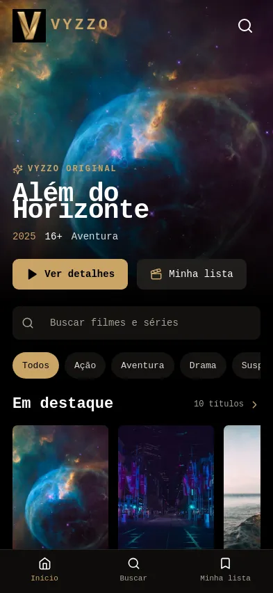 VYZZO Streaming App