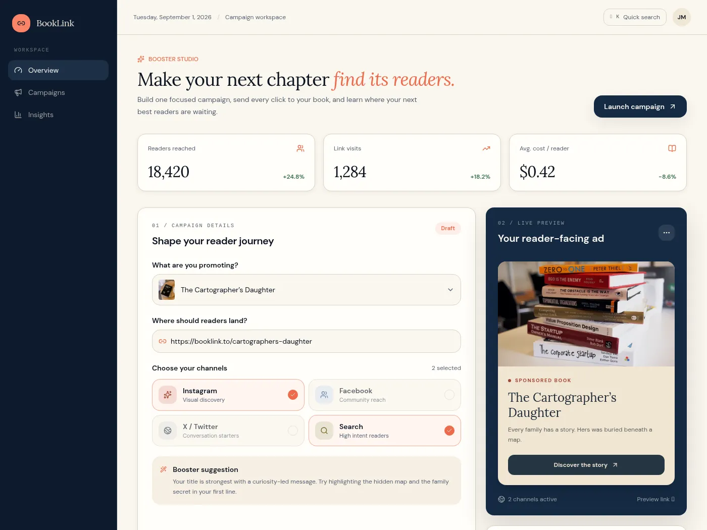 BookLink Booster
