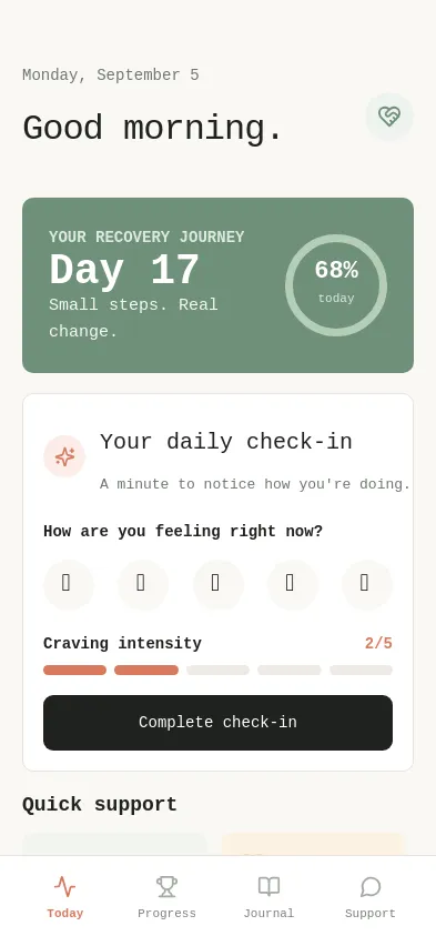 Addiction Recovery App