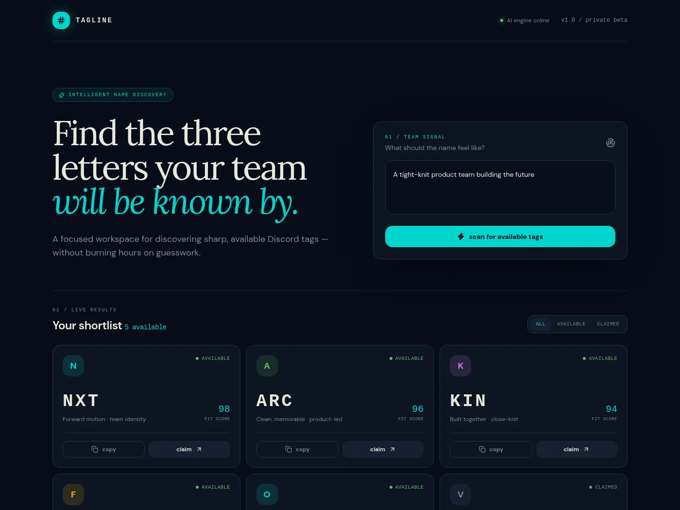 AI Discord Tag Finder