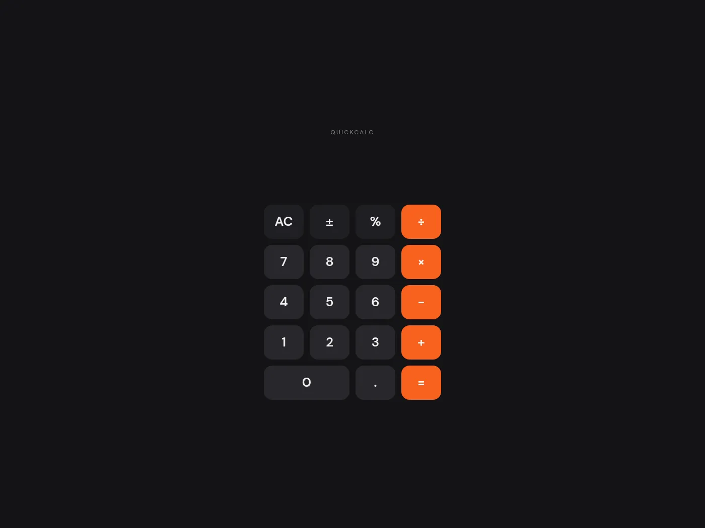 QuickCalc App