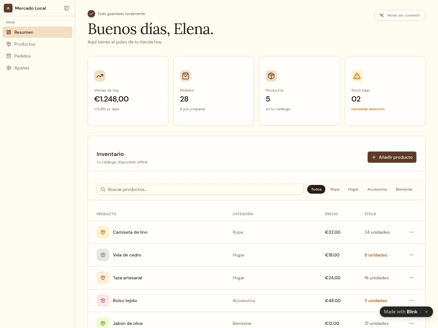 Offline Commerce App