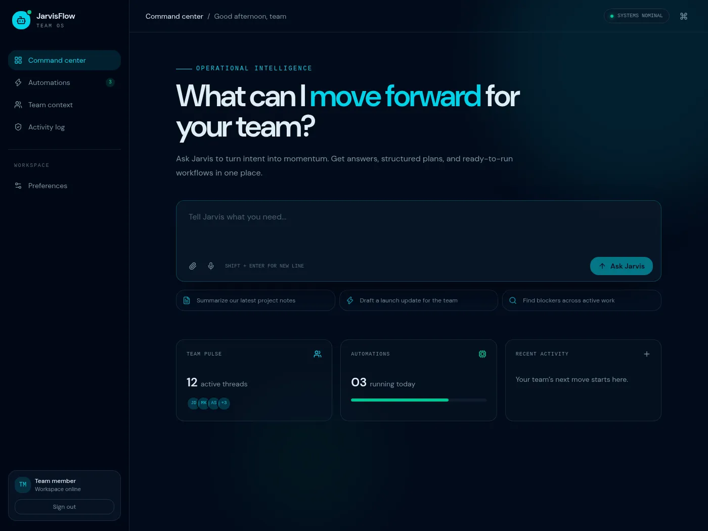 JarvisFlow AI Assistant