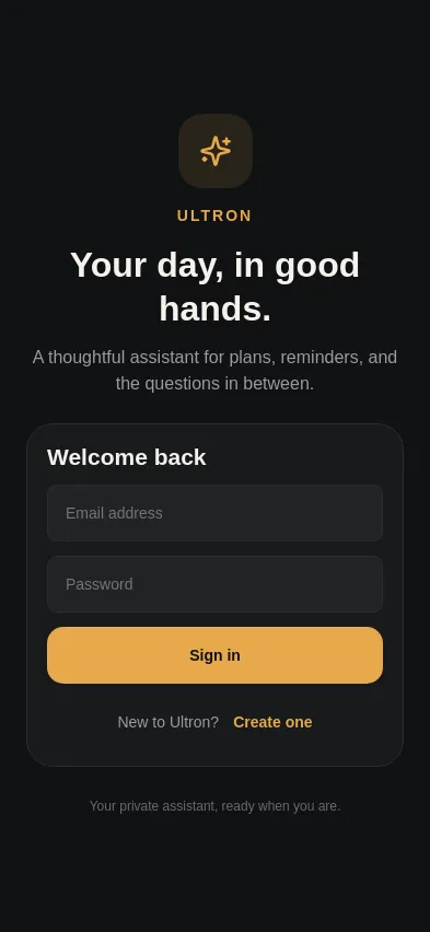 Ultron AI Assistant
