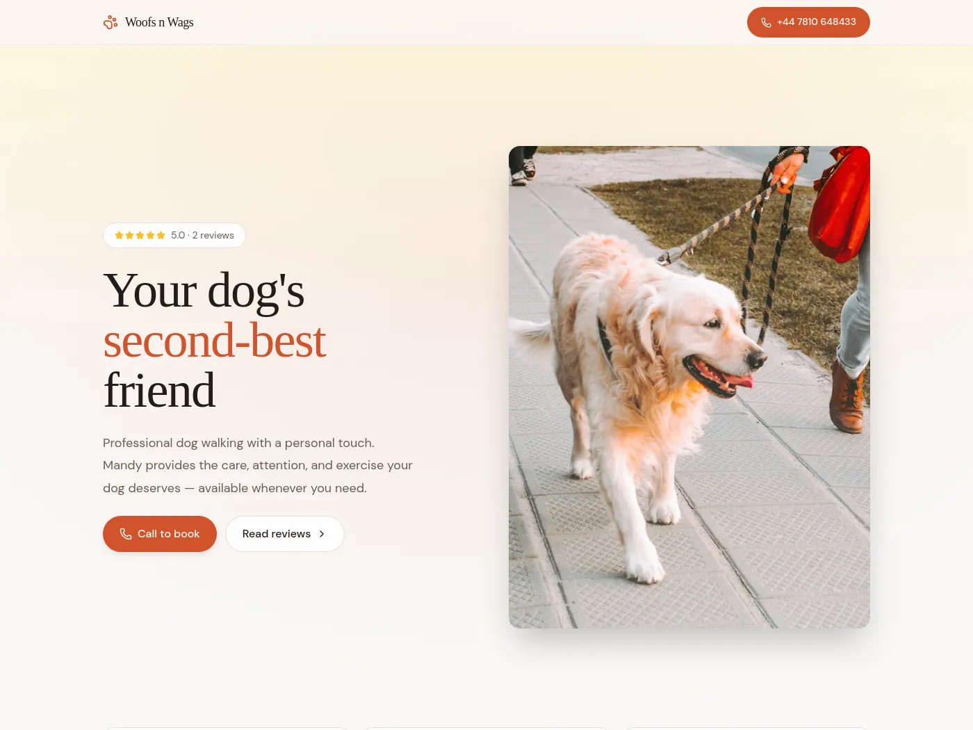 Woofs n Wags Website
