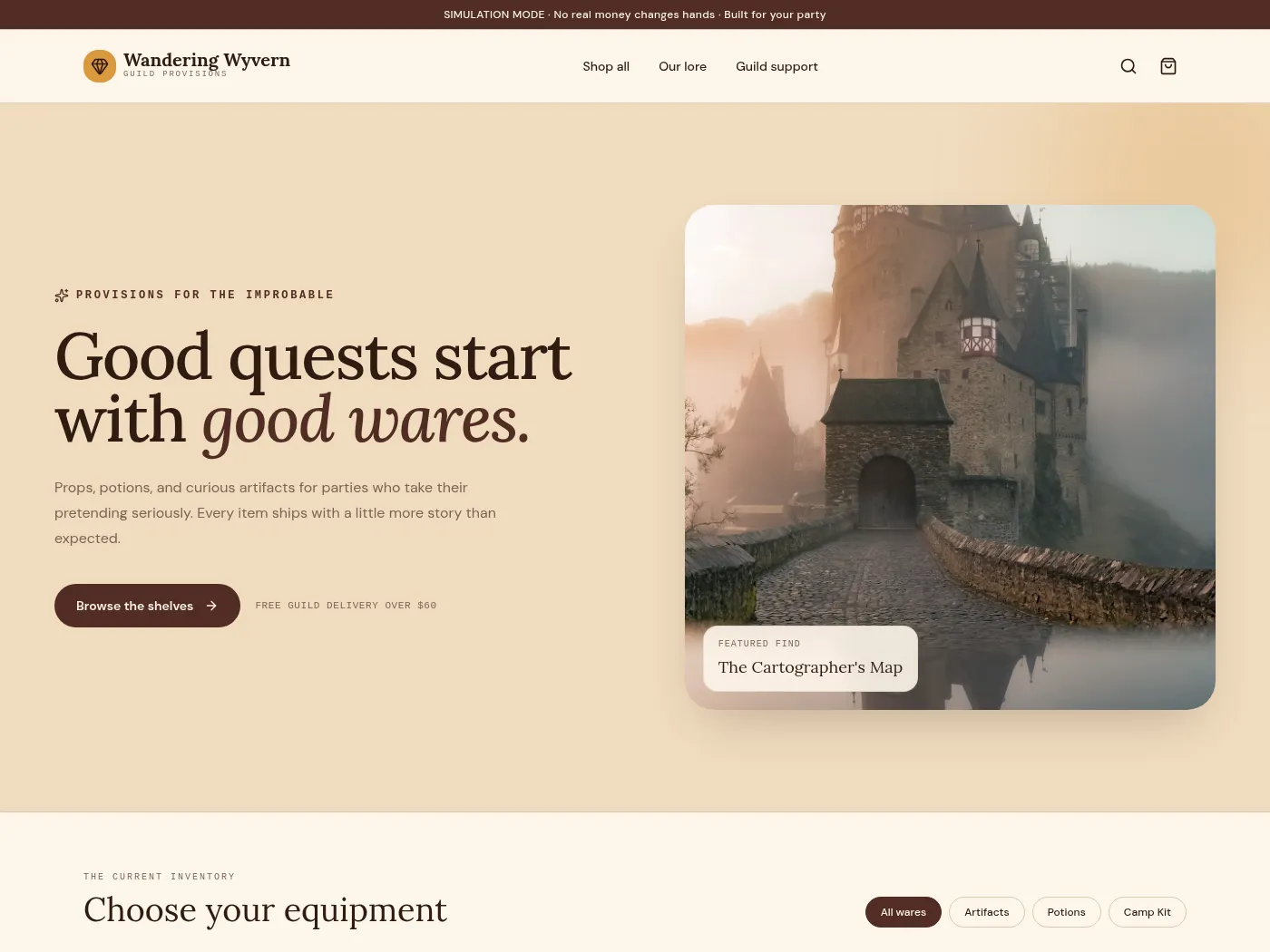 LARP Shop Simulator