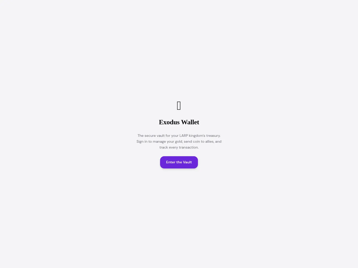 LARP Exodus Wallet