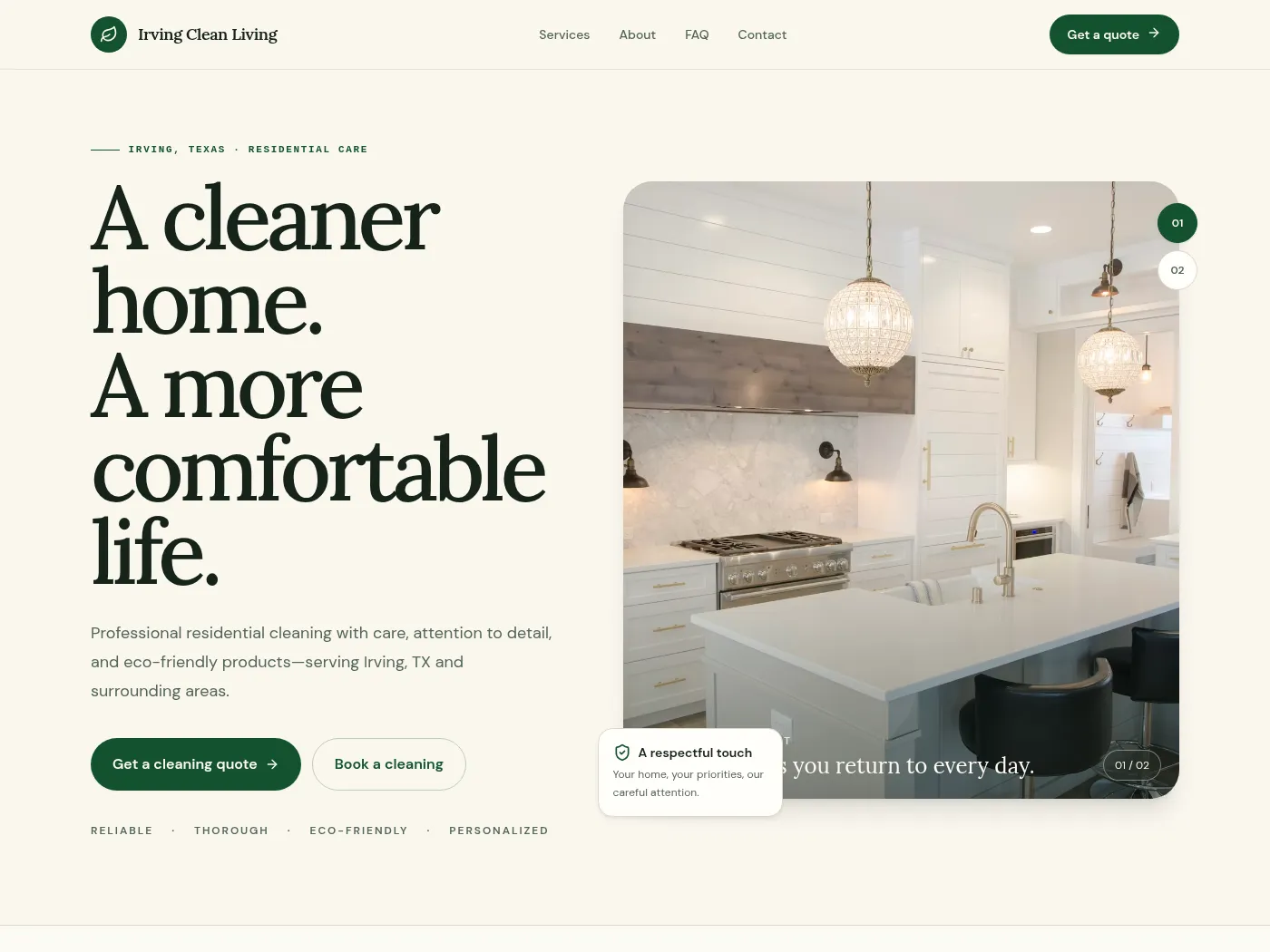 Irving Clean Living