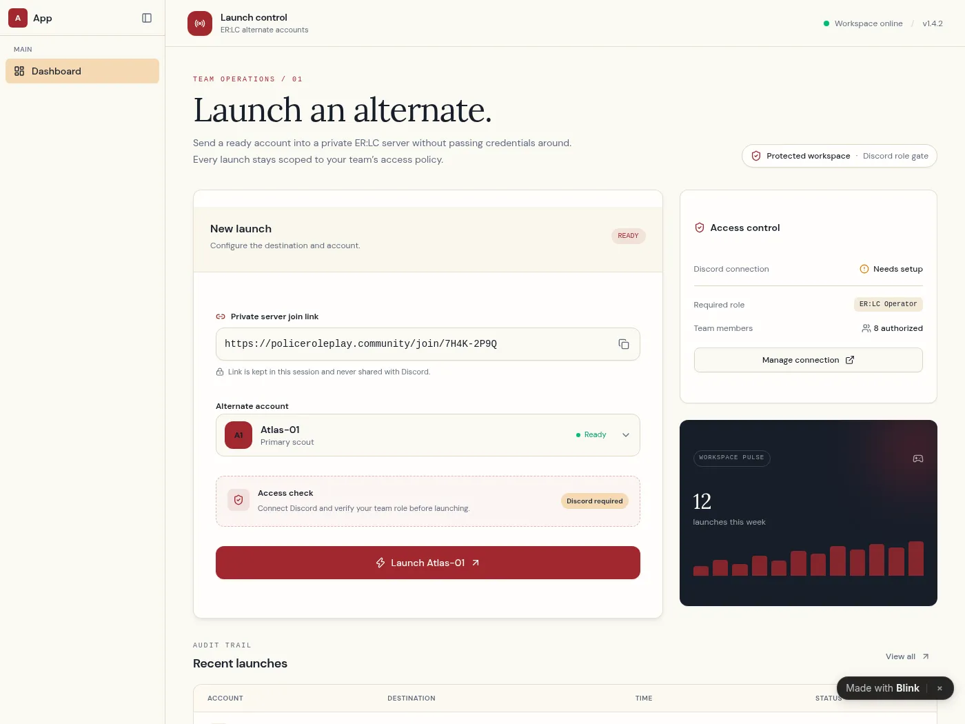 Alt Account Launcher