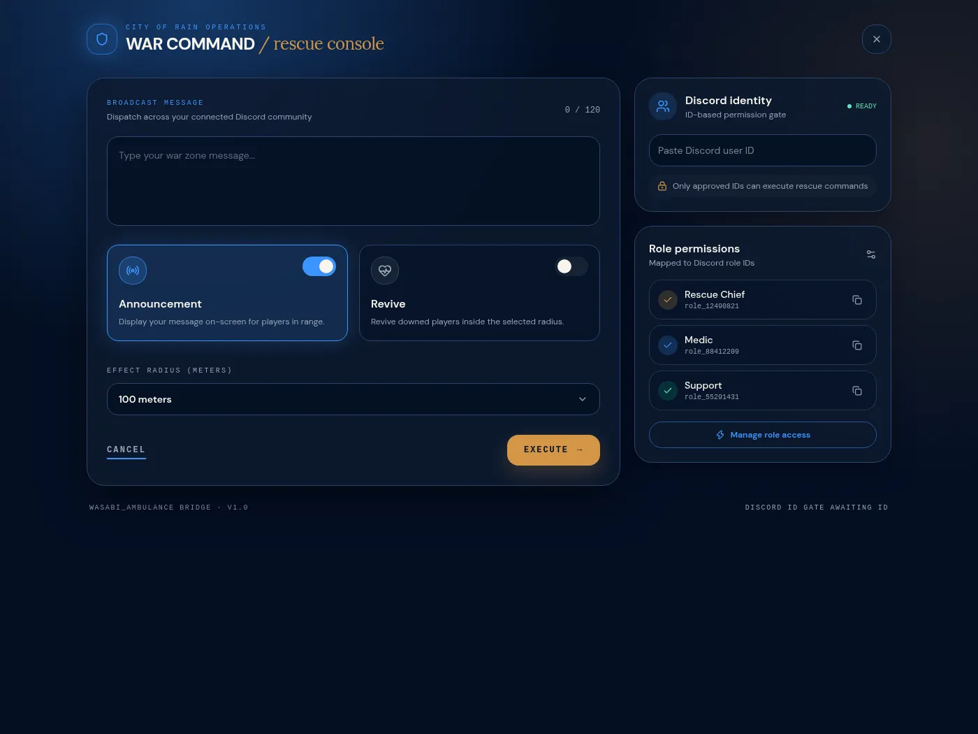 Discord Rescue Roles